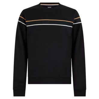 HUGO BOSS Homme, Sweatshirts et sweats &agrave; capuche, Noir, Taille: M SweaT-shirt Iconique