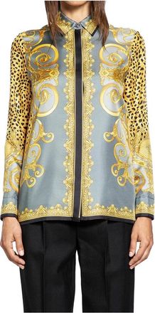 Versace Damen, Blusen & Hemden, Mehrfarbig, 2XSGröße