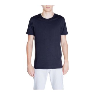 Peuterey Kurz&auml;rmeliges T-Shirt mit Rundhalsausschnitt - - Tops - Herren - Schwarzk - L