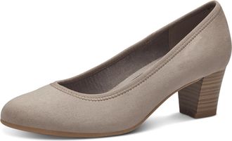Jana Damen Pumps mit Blockabsatz Vegan, Grau (Hellgrau), 37 EU