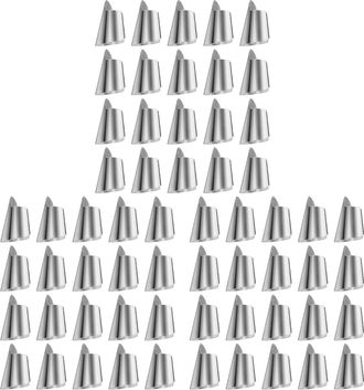 Pretyzoom 60 Stk Fingerschutz cutter messser schnittschutz szatkownica do warzyw finger gloves Erntemesser Nagelschneideabdeckung aus Metall Fingernagelschutz R