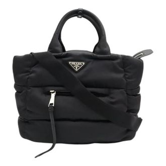 Prada Pre-owned Nylon Schultertasche - - Pre-owned - Damen - Schwarzk - ONE SIZE