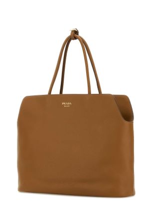 Prada Womens Caramel Leather Shopping Bag Caramel0 Borse A Mano