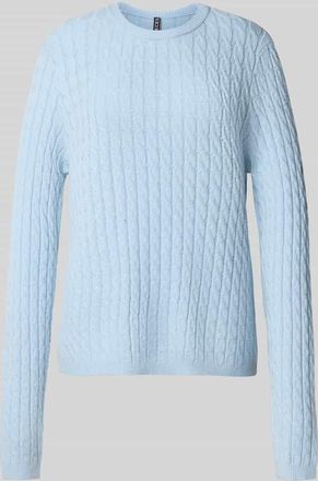 Pieces Regular Fit Strickpullover aus Viskose-Mix Modell FIA
