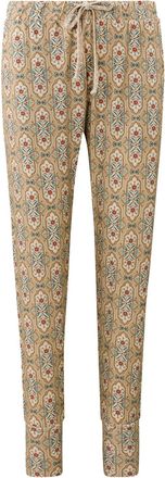 Pip Studio Damen Leggings Loungewear Hose Bobien Long Trousers Jabalini, Farbe:Beige, Artikel:-157 Khaki, Gr&ouml;&szlig;e:L