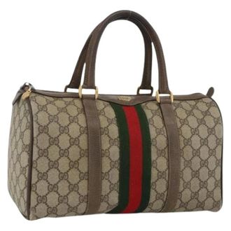 Gucci Sac Boston Vintage Pre-owned - Femme - Pre-owned - Beige - Taille: ONE Size