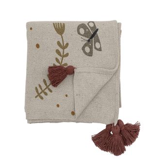 Bloomingville Tagesdecke Kinderdecke Plaid Dorell 130 x 160 cm recycelte Baumwolle