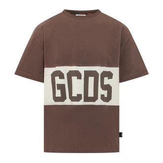 GCDS T-Shirts - - Tops - Herren - Braun - L
