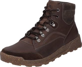 Josef Seibel Herren Schn&uuml;rstiefeletten Raymond 02,Weite H (Weit),Wechselfu&szlig;bett,Winterstiefeletten,Winterschuhe,braun-Kombi,45 EU