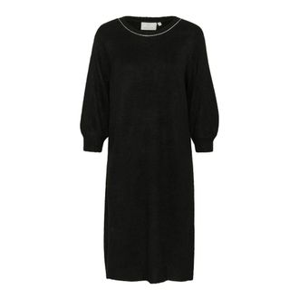 Kaffe Strickkleid - - Dresses - Damen - Schwarzk - 2XL