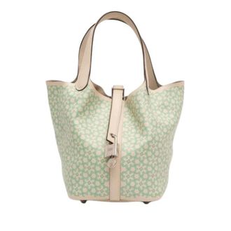 Herm&egrave;s Pre-owned Picotin Lock 18 - Femme - Pre-owned - Blanc - Taille: ONE Size