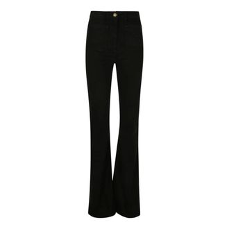 Elisabetta Franchi Femme, Jeans, Noir, Taille: W29 Jean &Eacute;vas&eacute; avec Petites Poches