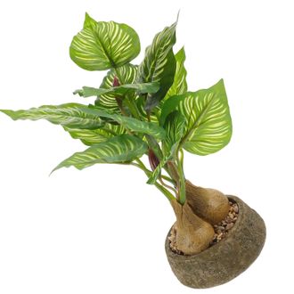 Hemobllo K&uuml;nstlicher Gr&uuml;ner Bonsai mit Lebensechten Bl&auml;ttern Pflegeleichte Langlebige Deko f&uuml;r Drinnen und Drau&szlig;en Vielseitige K&uuml;nstliche Pflanze f&uuml;r Zuhause u