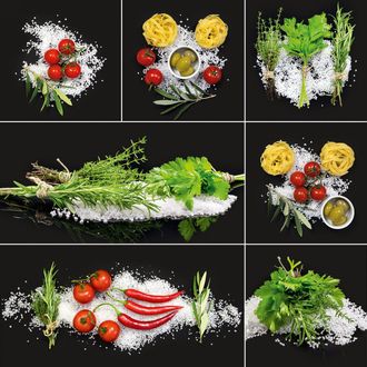 Eurographics Eurographics Memo Board mag1031 Deutsche Magnete, Glas, Eurographics My Lovely Kitchen Deco Magnet, Multi-Colour, 11.5 x 1.8 x 20.5 cm