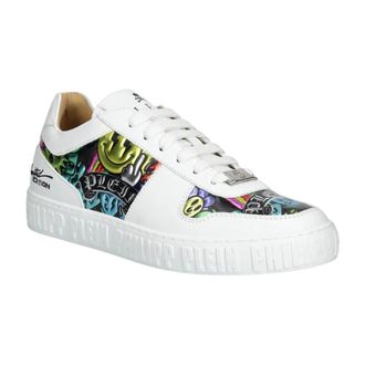Philipp Plein Nappa Lo-Top Smile - - Shoes - Damen - Wei&szlig; - 38 EU