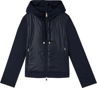 Oltre Femme, Vestes, Bleu, Taille: 42 FR Veste l&eacute;g&egrave;re combin&eacute;e &agrave; rembourrage