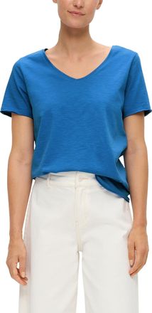 s.Oliver T-Shirt mit V-Ausschnitt