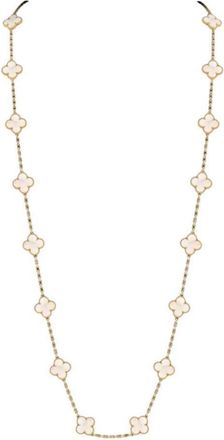 Van Cleef & Arpels Long Vintahe Alahambra Necklace
