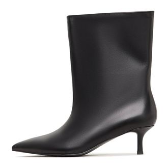 Cesare Gaspari Femme, Chaussures, Noir, Taille: 38 EU Bottines &agrave; Talon Chaton Regina - Noir