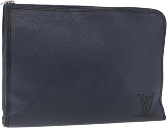 Louis Vuitton Pre-owned Cuir sacs-louis-vuitton - Femme - Pre-owned - Bleu - Taille: ONE Size