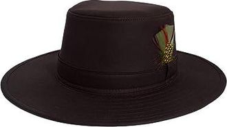 Walker and Hawkes Walker & Hawkes - Belmont - Chapeau cir&eacute; &agrave; Bord Large Outback Aussie - Unisexe - Marron - M (58cm)