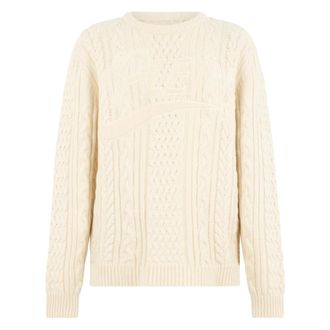 Philipp Plein Pullover Rundhals LS Love - - Knitwear - Herren - Beige - S