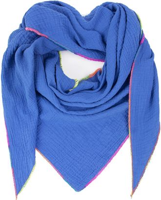 Glamexx24 XXL Schal f&uuml;r Damen & Herren, Baumwollschal mit Farbverlauf an der Naht. Winterschal, Sehr warm und weich auf der Haut Made Italy