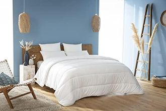 Abeil Praktisches Set mit temperierter Steppdecke, 140 x 200 cm und 1 Kissen flauschig, 60 x 60 cm