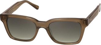 MessyWeekend Messyweekend, unisex, Accessoires, Brun, Taille: ONE Size Lunettes de soleil rectangulaires classiques