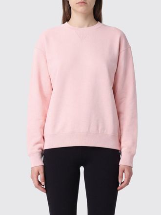 Jil Sander Sweat-shirt &agrave; col rond en coton avec &eacute;paules tombantes et ourlet &eacute;lastiqu&eacute;