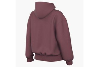 Nike Kapuzensweatshirt W NK STDO FLC MW STD PO HDY mit Kapuze, Langarm, aus angerauter Sweatware, Basic-Passform