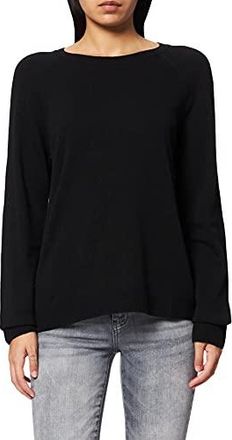 Benetton Maille M/L 1035d1p17 Sweater, Noir 700, L Femme