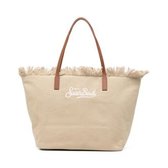 MC2 Saint Barth Femme, Sacs, Beige, Taille: ONE Size City Bag Mid Fringe
