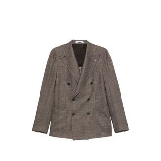Tagliatore Double-breasted Checked Blazer