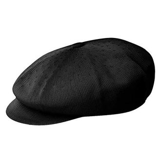 Kangol Casquette Gavroche Tropic Spitfire Casquette Type Gavroche Casquette pour lété (M (56-57 cm) - Noir)