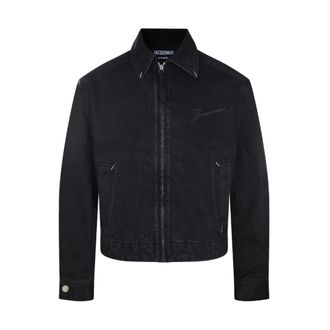 Jacquemus Canevas de-N&icirc;mes Denimjacke - - Jackets - Herren - Schwarzk - L