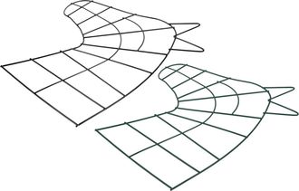 BESPORTBLE 2 St&uuml;ck Pferdekopf Kranzrohling aus Metall Stabiles Drahtgestell f&uuml;r Selbstgemacht Blumenkr&auml;nze H&auml;ngende Fensterdekoration f&uuml;r Valentinstag und Festli