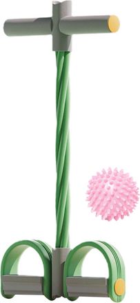 Generico Widerstandsband mit Pedal-Spannseil, 4 Röhren, elastischer Fitness-Trainer, tragbarer Body-Shaper, langlebiges Dehnungs-Trainingsgerät | Seilset