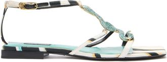 Roberto Cavalli sandales Ray Of Sea - Bleu