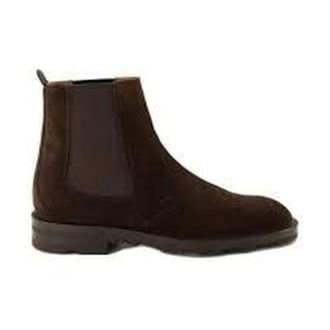 Dior Bottines Chelsea en Daim - Homme - Chaussures - Brun - Taille: 45 EU