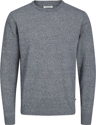 Jack & Jones D&uuml;nner Langarm Strickpullover Rundhals Basic Sweater Shirt Jumper JJEBASIC, Gr&ouml;&szlig;e Pullover:XXL,Farben:Navy
