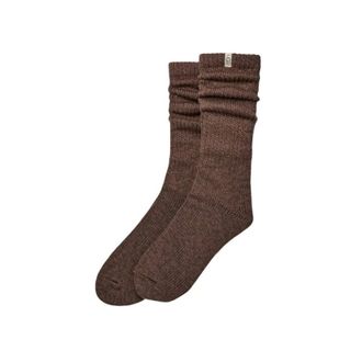 UGG Tylo Slouchy Crew Sock - Femme - Sous-v&ecirc;tements - Brun - Taille: ONE Size