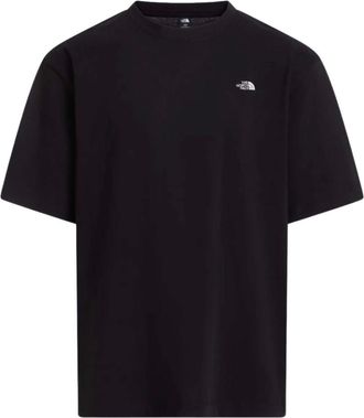 The North Face Homme, Sport, Noir, Taille: S Essential Simple Dome Oversized S/S Tee