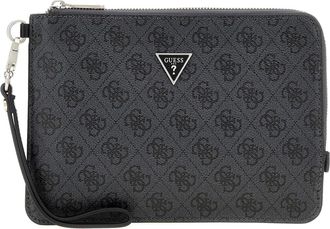 Guess Men VEZZOLA SMART Flat Clutch Bag, BLA