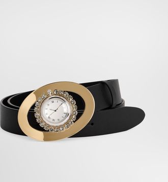 Dolce & Gabbana G&uuml;rtel Aus Kalbsleder - Mann G&uuml;rtel Schwarz 105