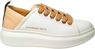 Alexander Smith Femme, Chaussures, Blanc, Taille: 37 EU Pelle Baskets