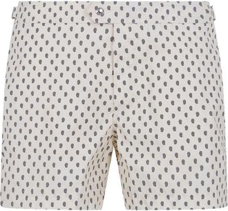 Tom Ford Paisley Print Micro Compact Popeline Wr Swim Shorts