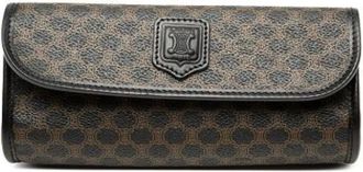 Celine Pre-owned Canvas Clutch - Femme - Pre-owned - Noir - Taille: ONE Size
