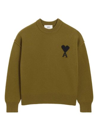 Ami pull à logo Ami de Coeur - Vert