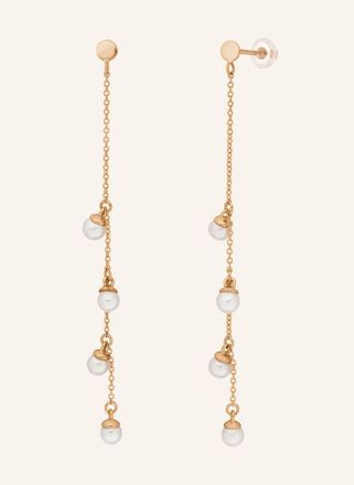 Leaf Ohrh&auml;nger Perls Aus 14 Karat Ros&eacute;gold rosegold